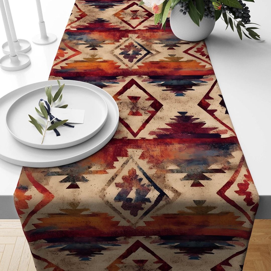 Ethnic Table Runners, Rug Table Runner, Authentic Table Runner, Kilim ...