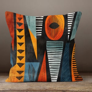 Ethnic African Style Pillow Covers, Ethnic Geometric Pillowcases ...