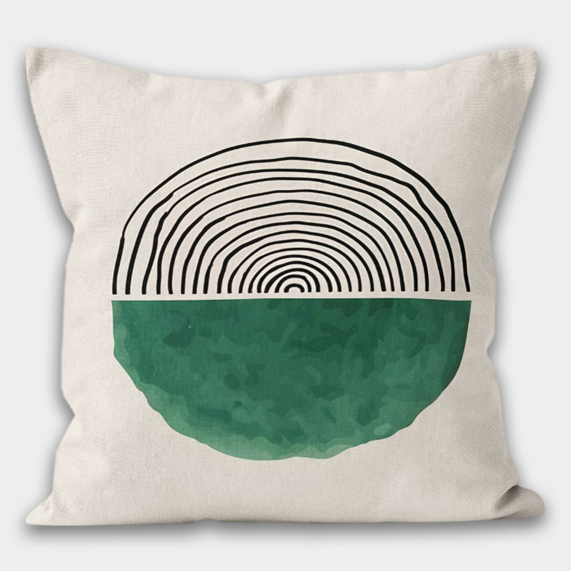 Mid Century Modern Pillow Cover, Retro Abstract Pillow Case, 70s Retro ...
