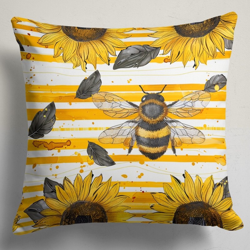 Bee Pillow - Etsy