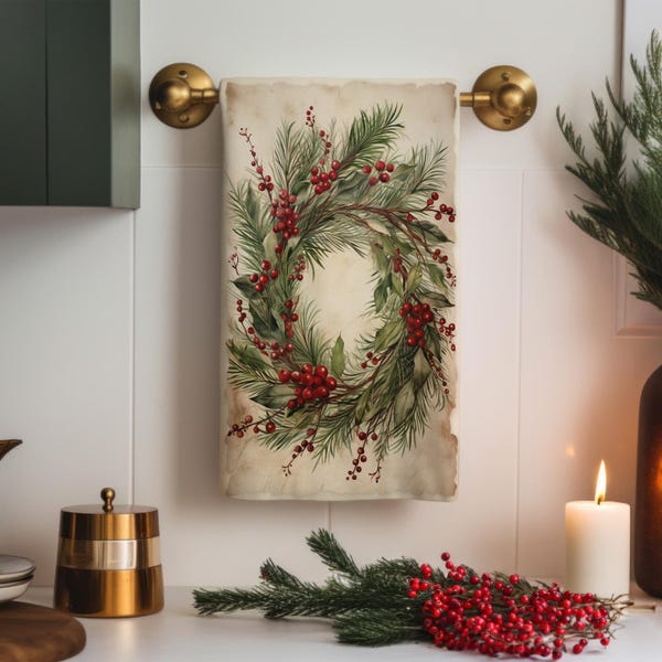 Christmas Tea Towel - Etsy
