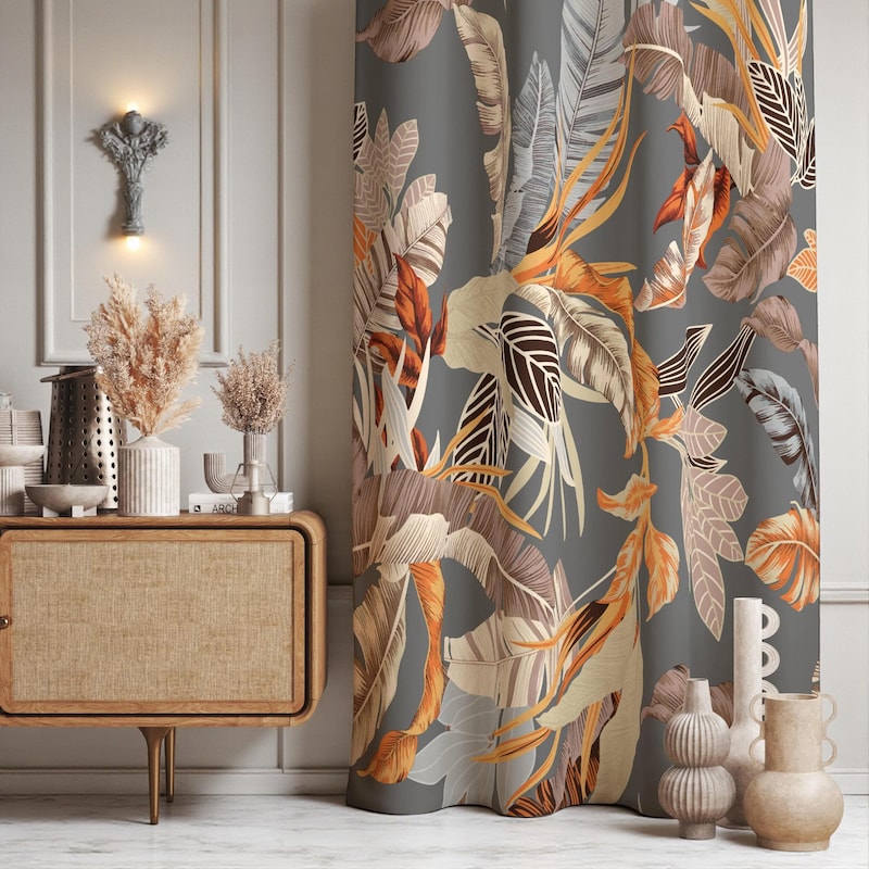 Vintage Bark Cloth Drapes - Etsy