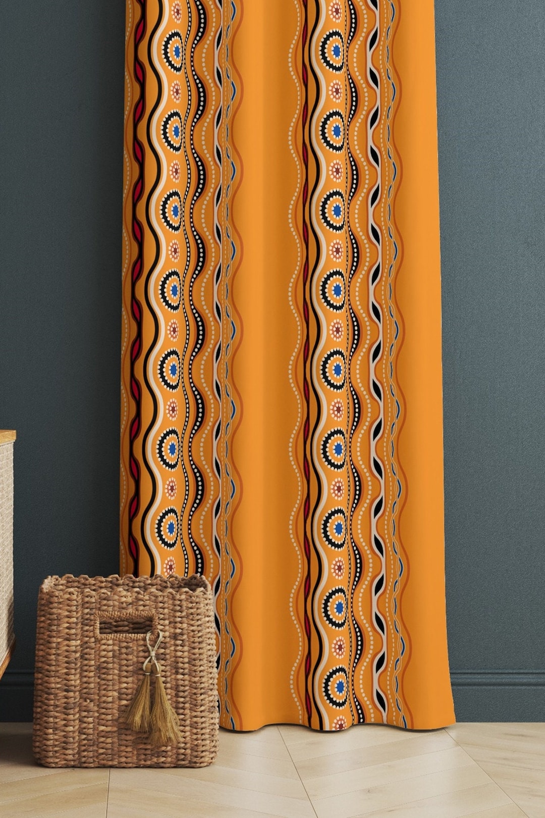 Boho Curtains, Decorative Curtain, Bohemian Window Curtains, Boho ...