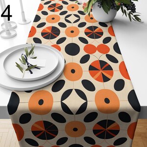 70s Retro Table Runner, Mid Century Modern Table Runner, 80s Retro ...