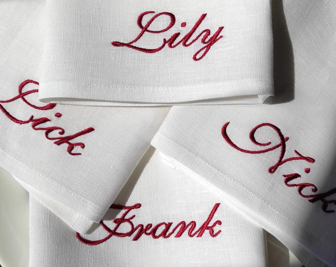 ART DECO Hand Embroidered Vintage Linen Doily, Napkin or Tray Cloth - Etsy