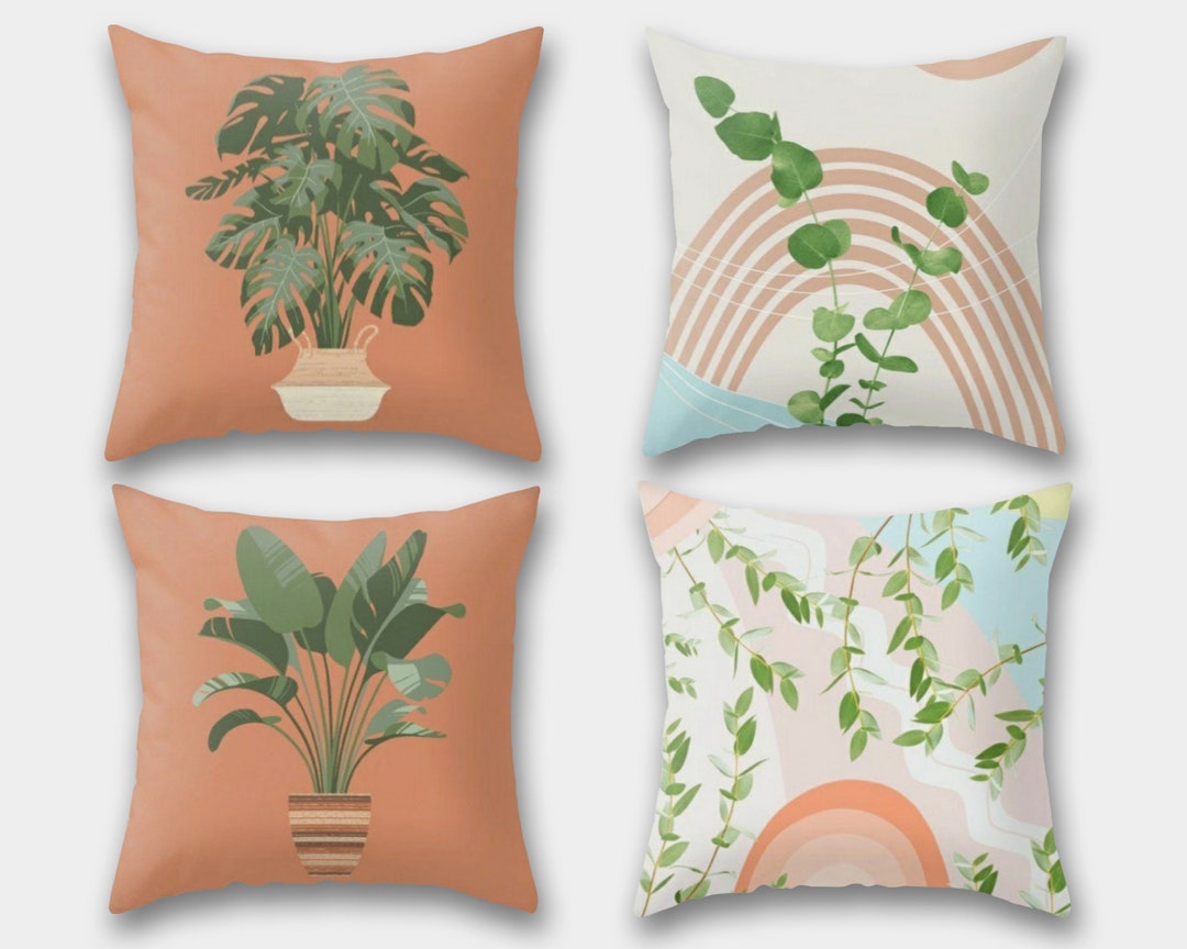 Abstract Pillow Cover, Boho Abstract Pillow Case, Abstract Art Pillows ...