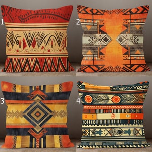 Ethnic Throw Pillow Covers, Aztec Digital Print Pillow Covers, Rug ...