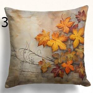 Fall Leaves Cushion Cover, Autumn Pillow Covers, Autumn Throw Pillow ...