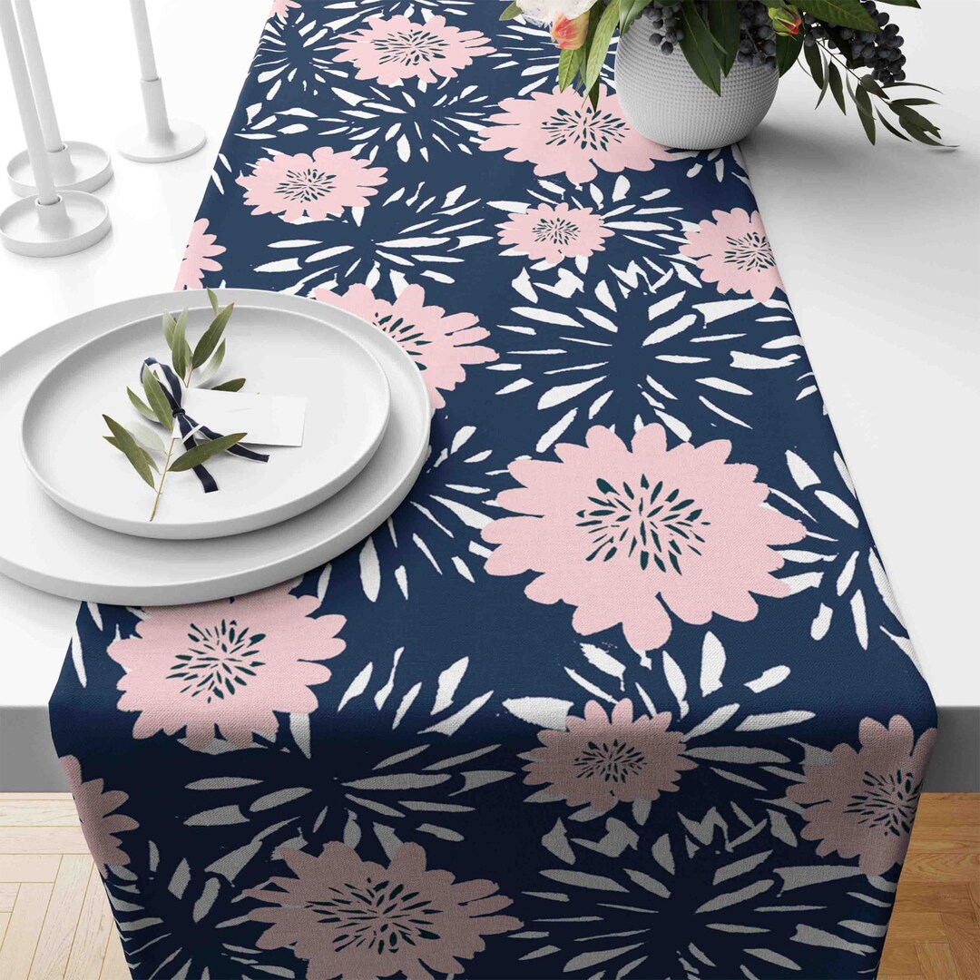Floral Table Runners, Flowers Table Runners, Spring Floral Table Runner ...