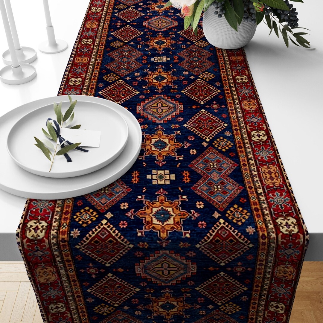 Ethnic&rug Table Runner, Authentic Table Runner, Kilim Table Runner ...