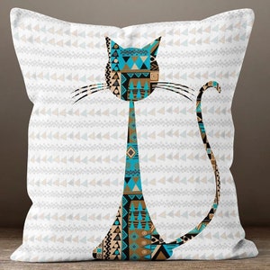 Cat Pillow Cover, Cute Cat Pillowcase, Cat Print Pillowcase, Cute ...