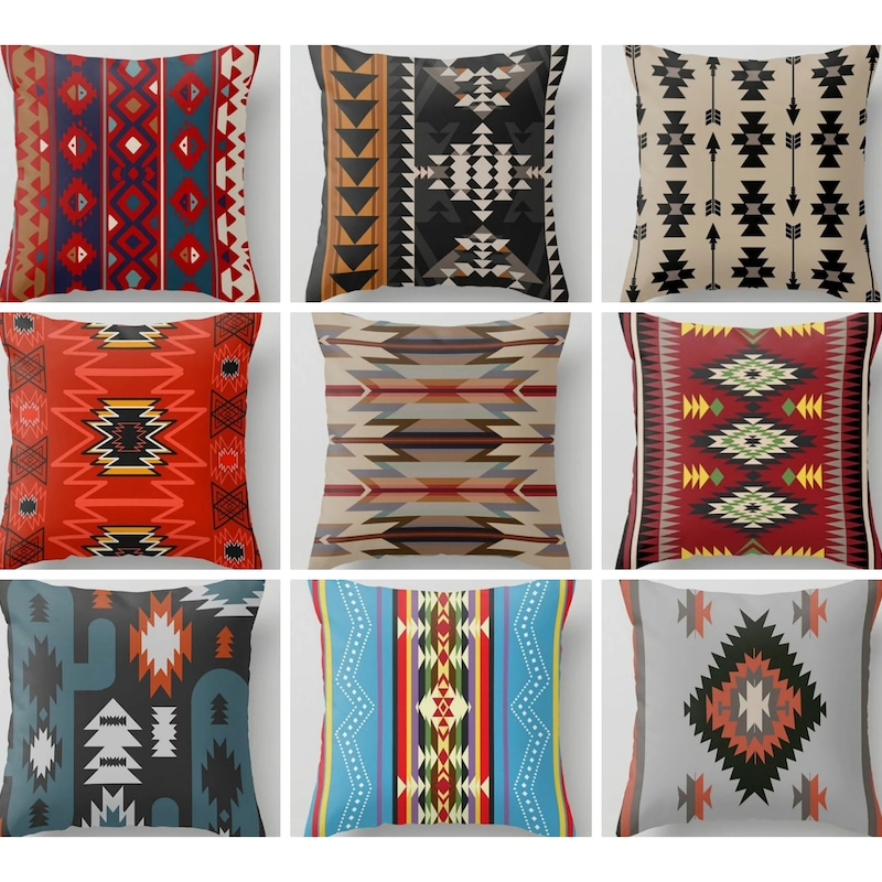 Aztec Pillow Covers - Etsy