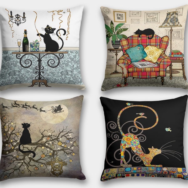 Cat Pillowcase - Etsy