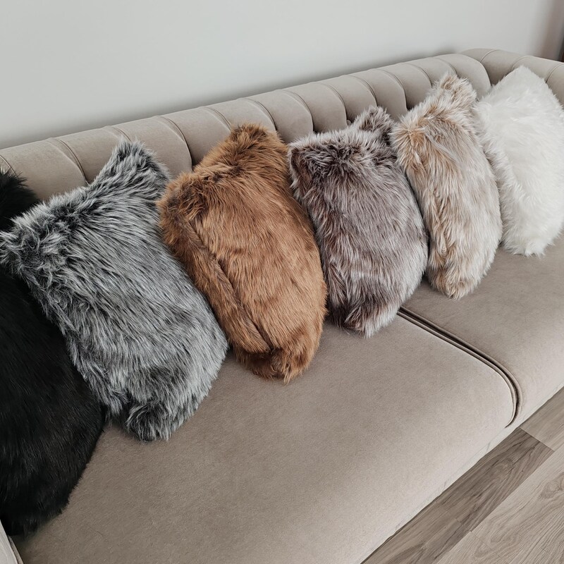 Fur Pillow - Etsy