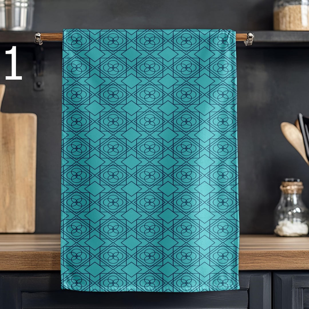 Islamic Geometric Dish Towels, Ramadan Tea Towels, Ramadan Kitchen ...