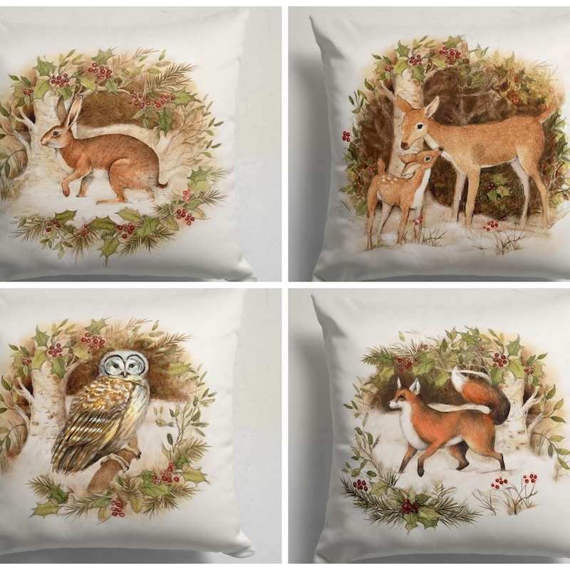 Animal Throw Pillow - Etsy