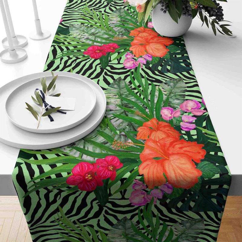 Tropical Tablecloth - Etsy