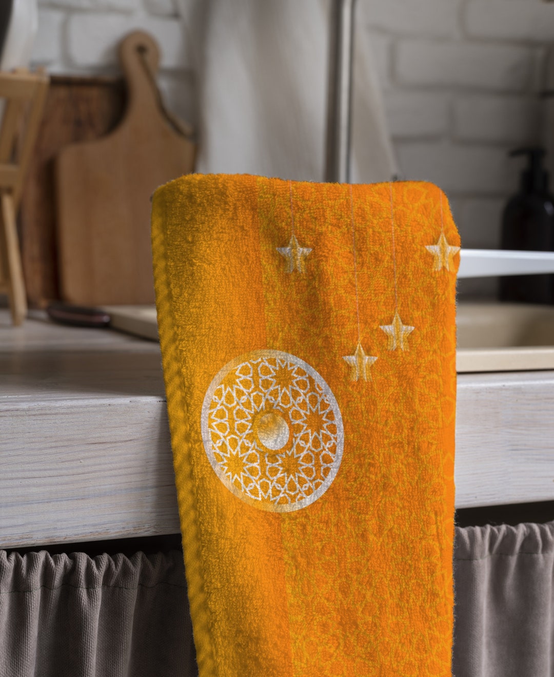 Ramadan Tea Towels, İslamic Dish Towel, Ramadan Kitchen Decor, Kitchen ...