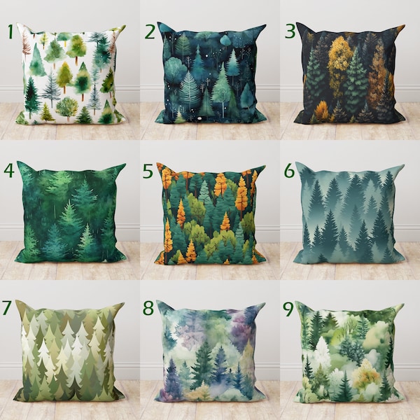 Forest Pillow - Etsy