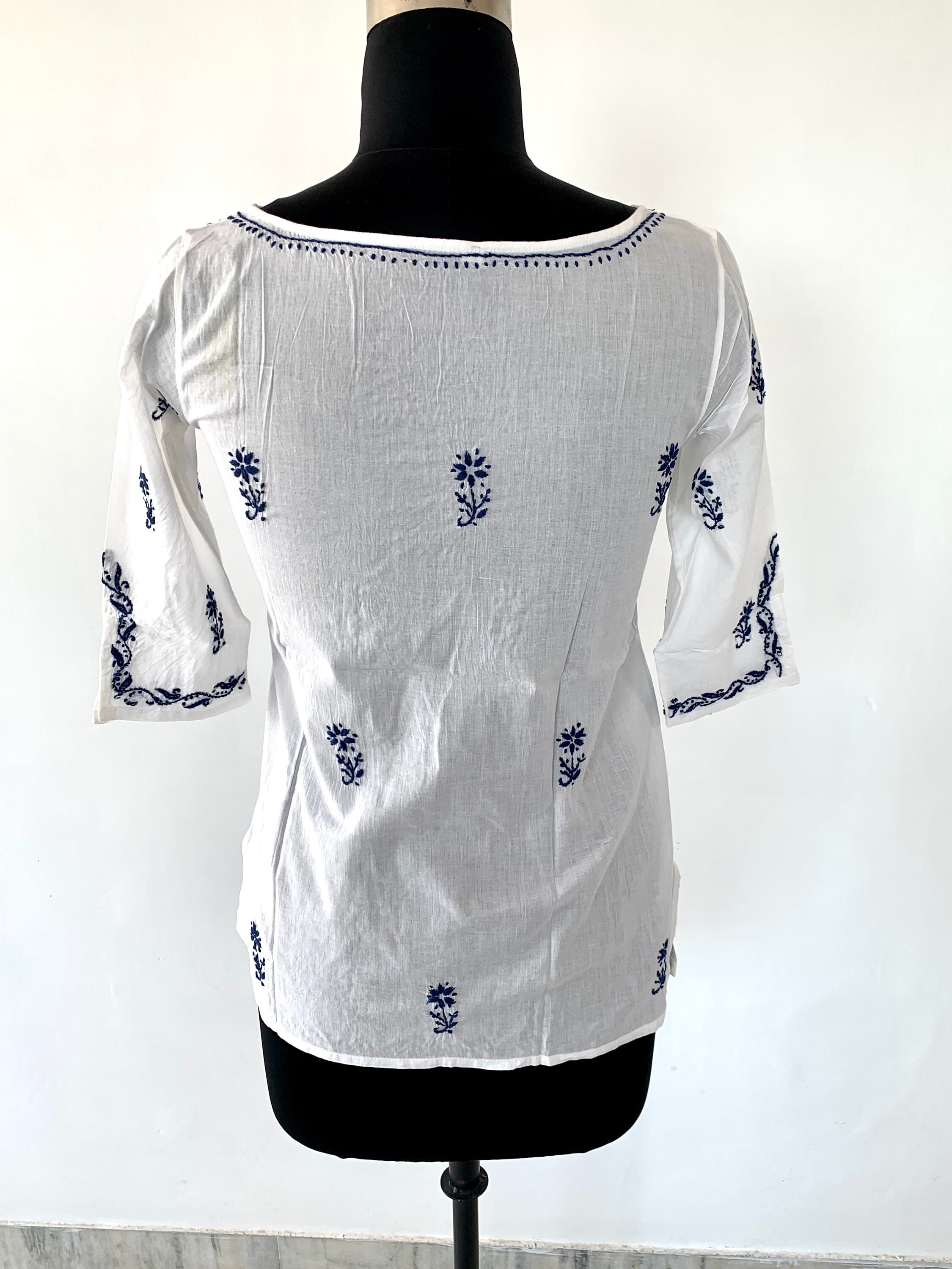 Womens Embroidered Cotton Tunic - Etsy