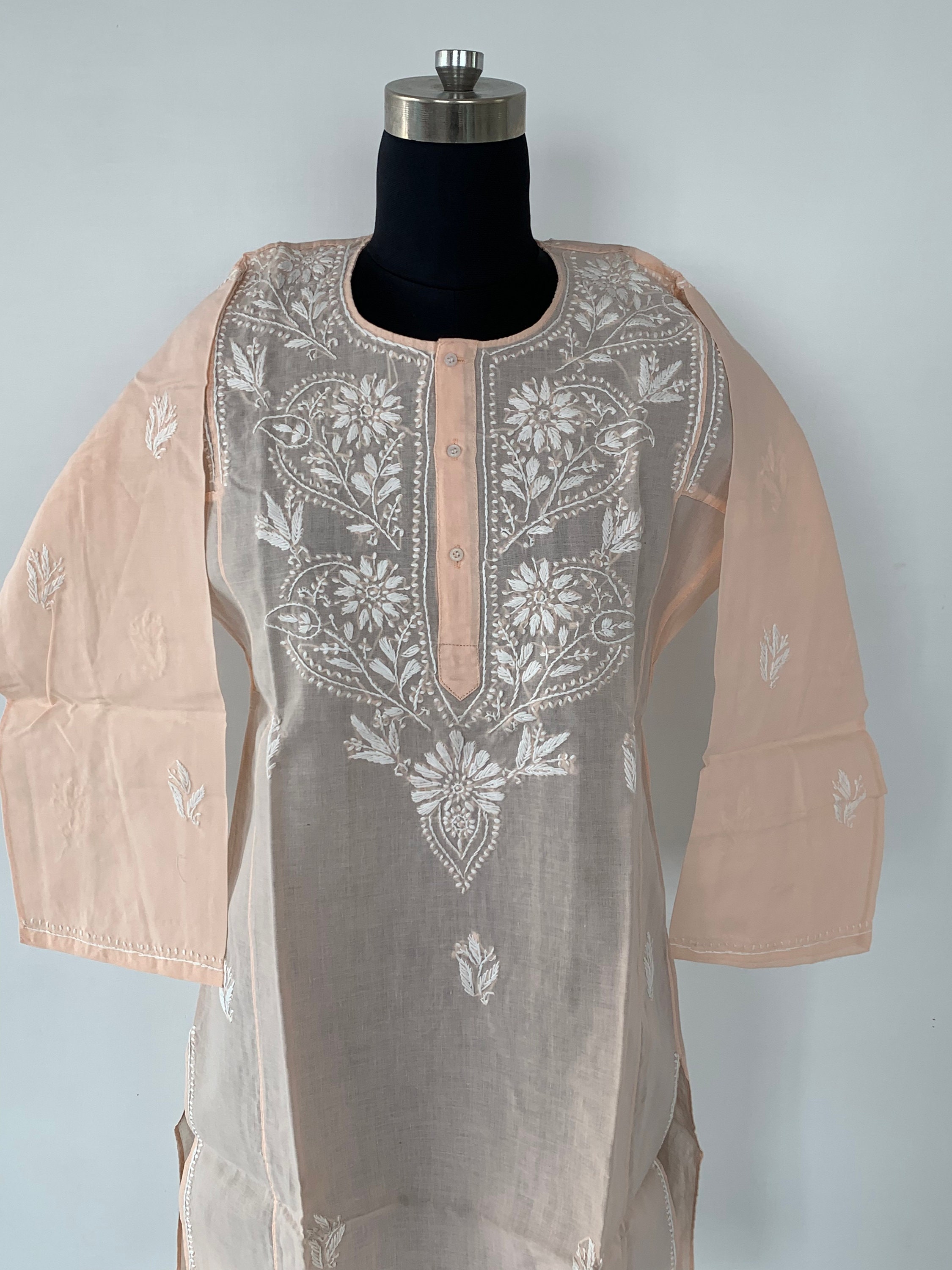 Womens Embroidered Cotton Tunic - Etsy