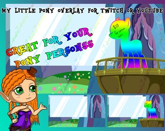 My Little Pony Twitch Overlay - Etsy
