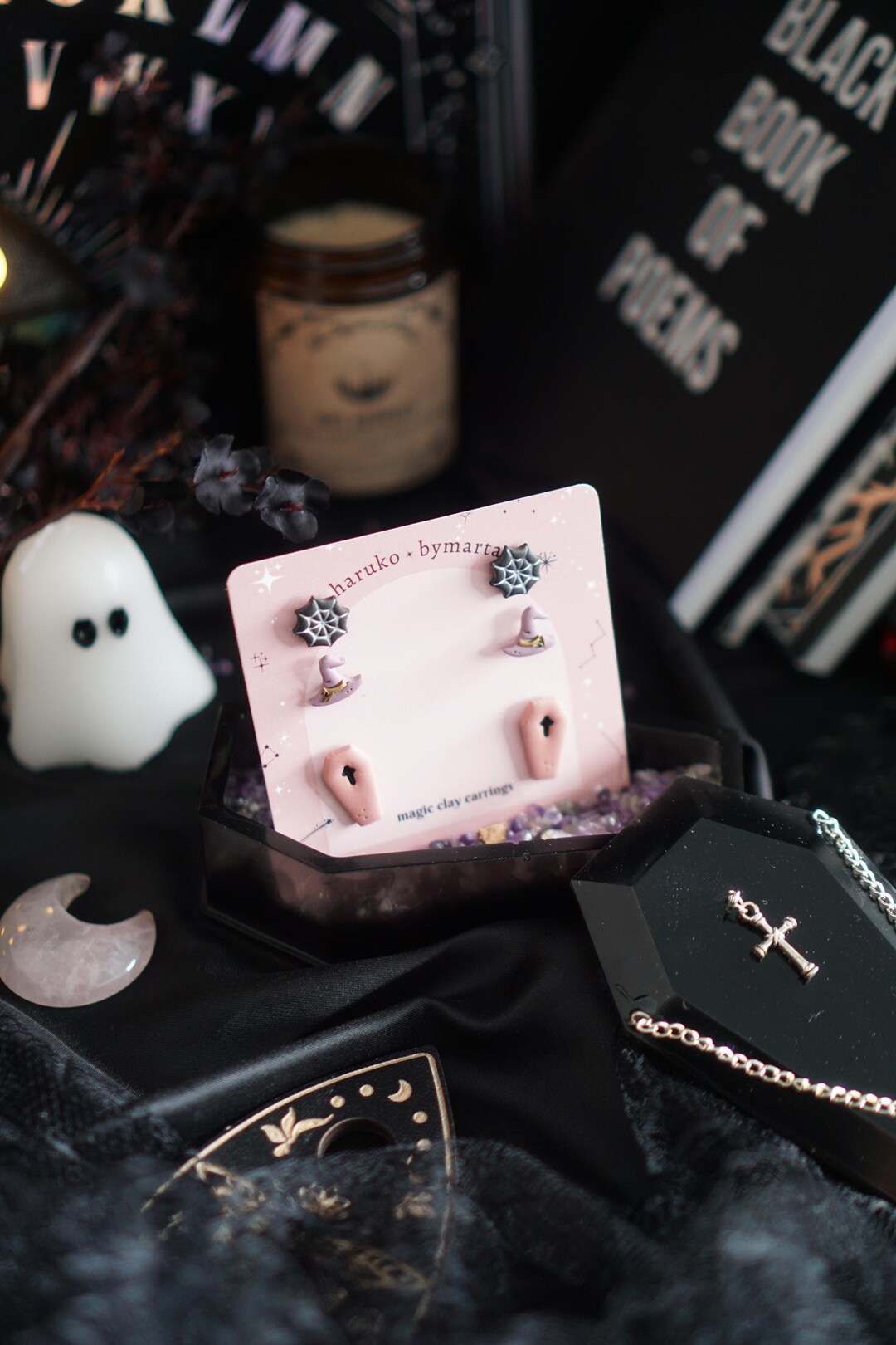 PACK OF Three/mini Spooky Jewelry/scary Jewelry/halloween Jewelry ...