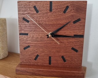 Wooden Shelf Clock - Etsy UK