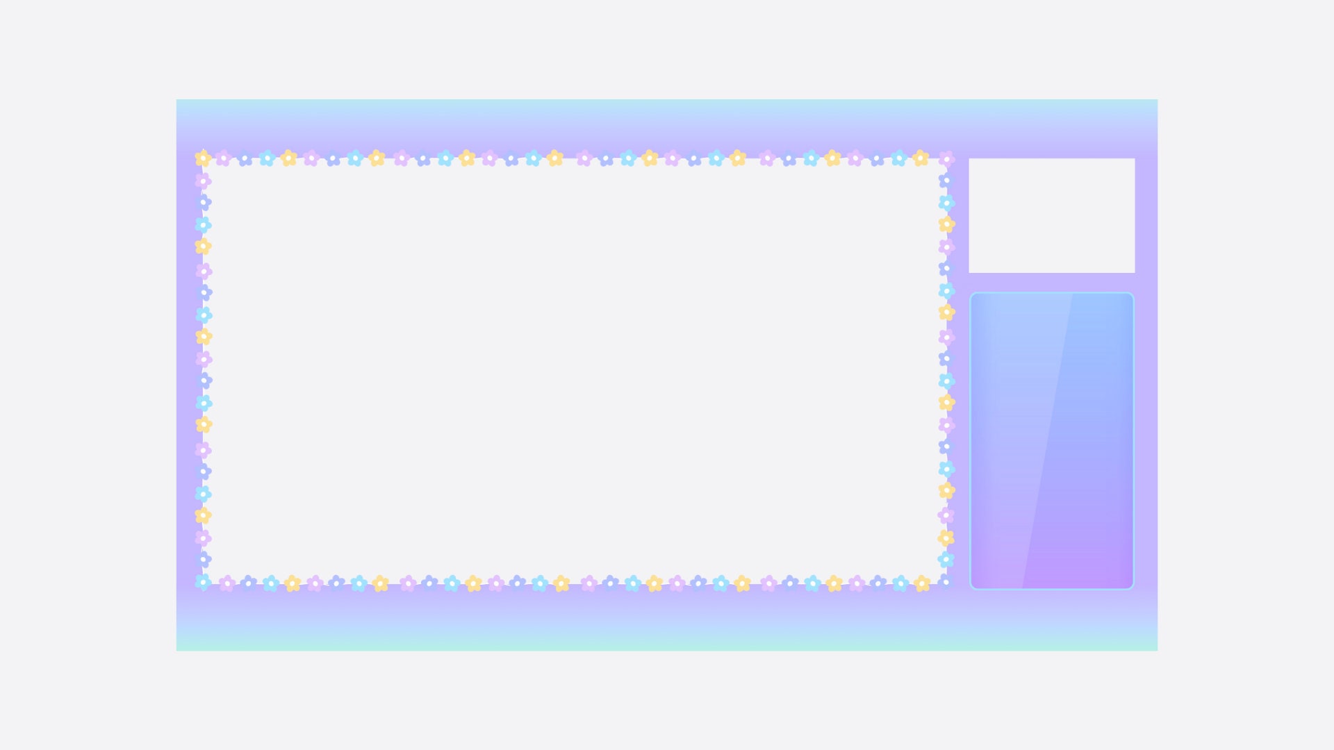 Premade Stream Overlay OBS Studios, Twitch, Kick, Youtube Cute Pastel ...