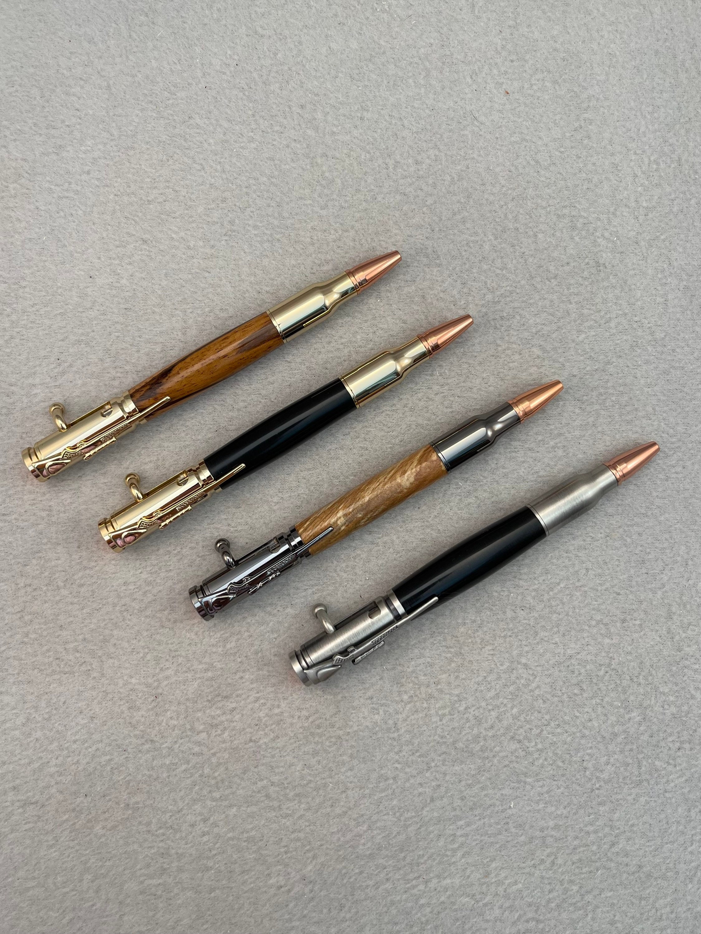 30 Caliber Bolt Action Bullet Cartridge Handcrafted Turned Wood ...