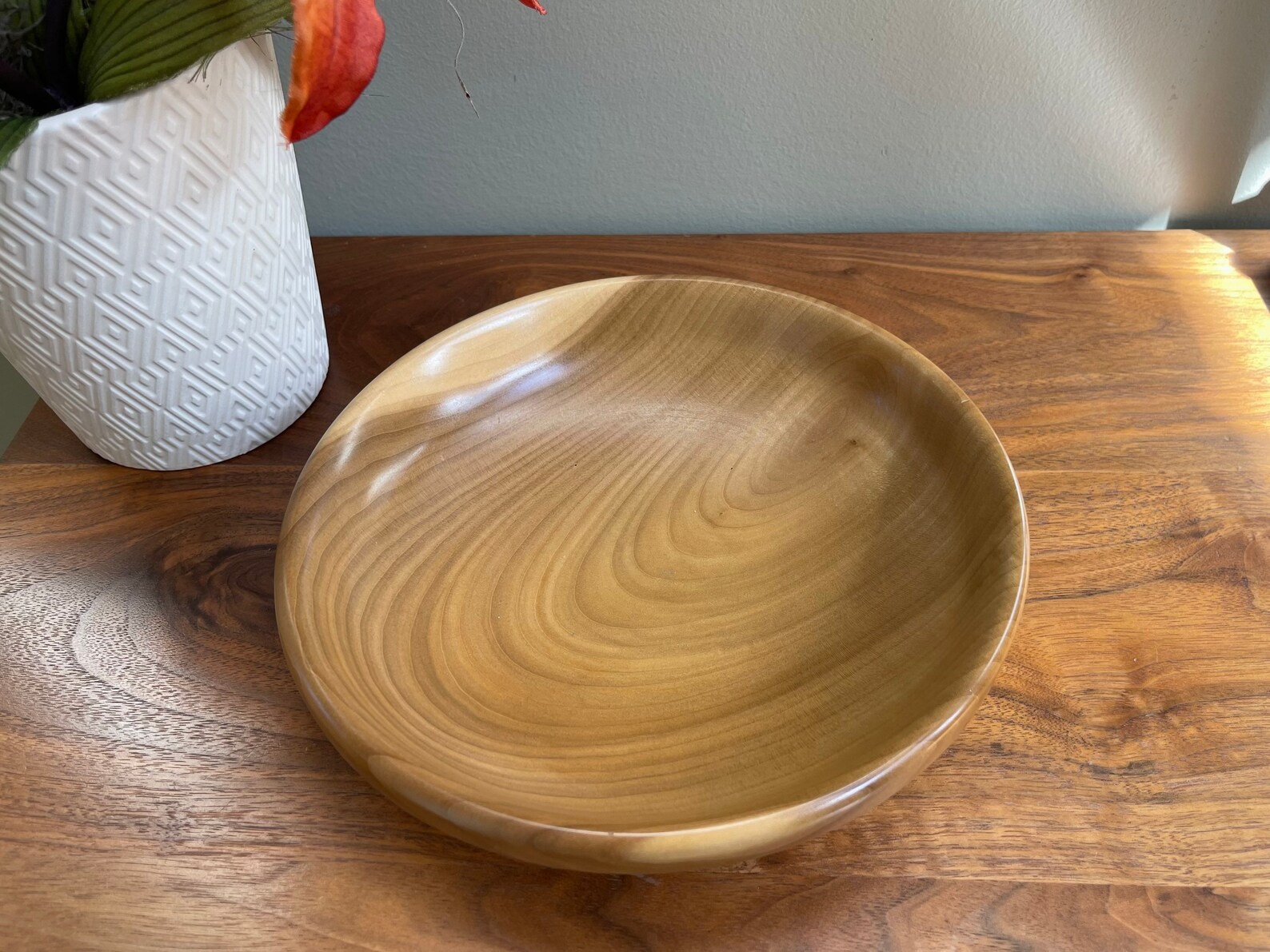 Hand Turned Poplar Wood Bowl - Etsy