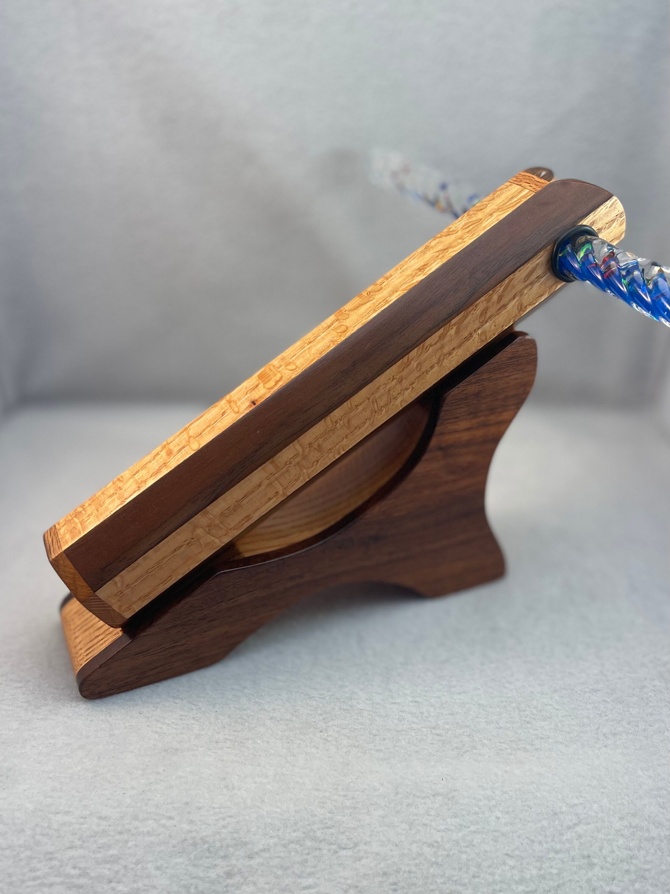 Handcrafted Turned Wood Oil Wand Kaleidoscope, Walnut & Quarter Sawn ...
