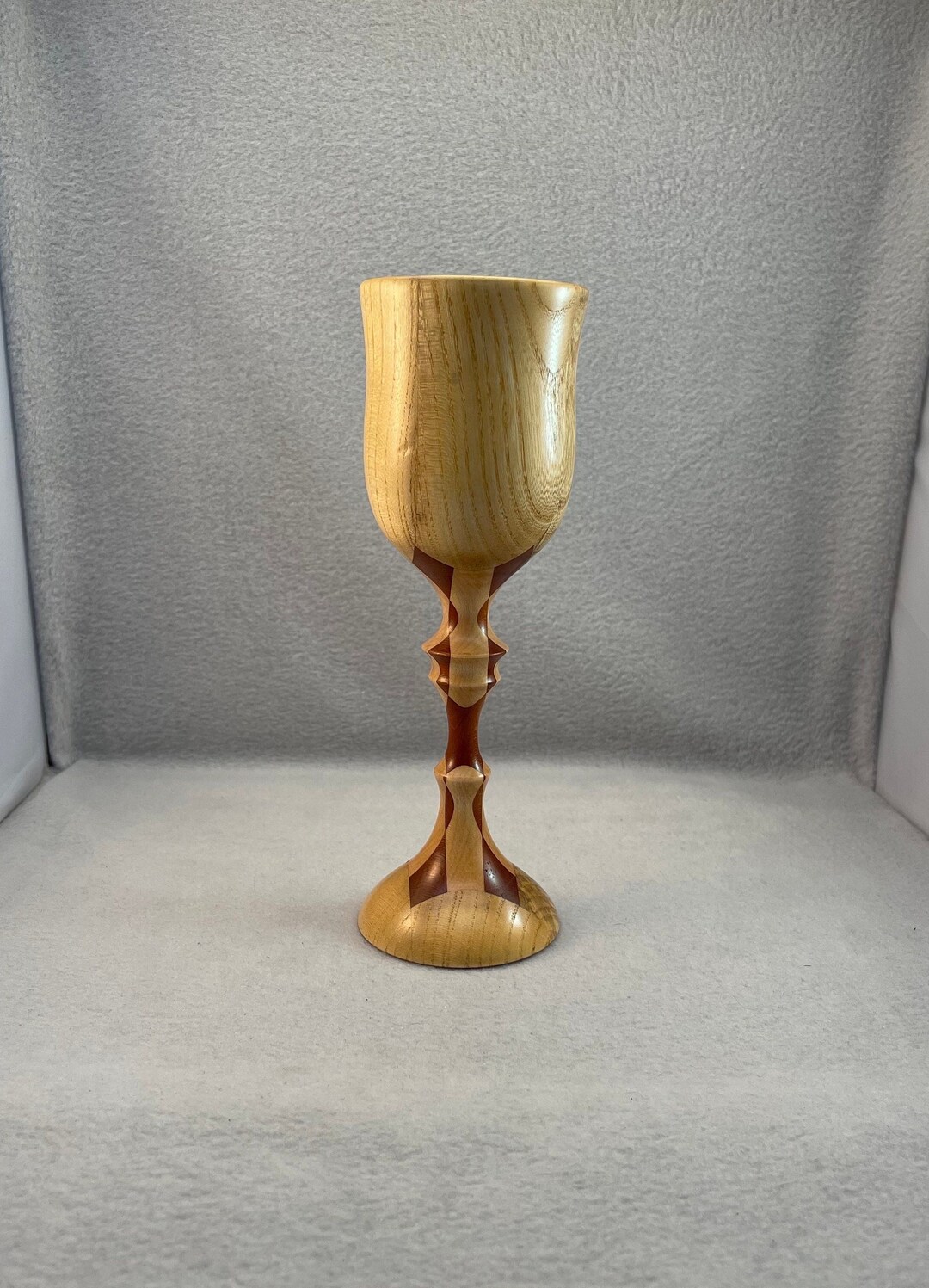 Handcrafted Turned Wood Goblet Spalted Ash, Cherry & Maple - Etsy