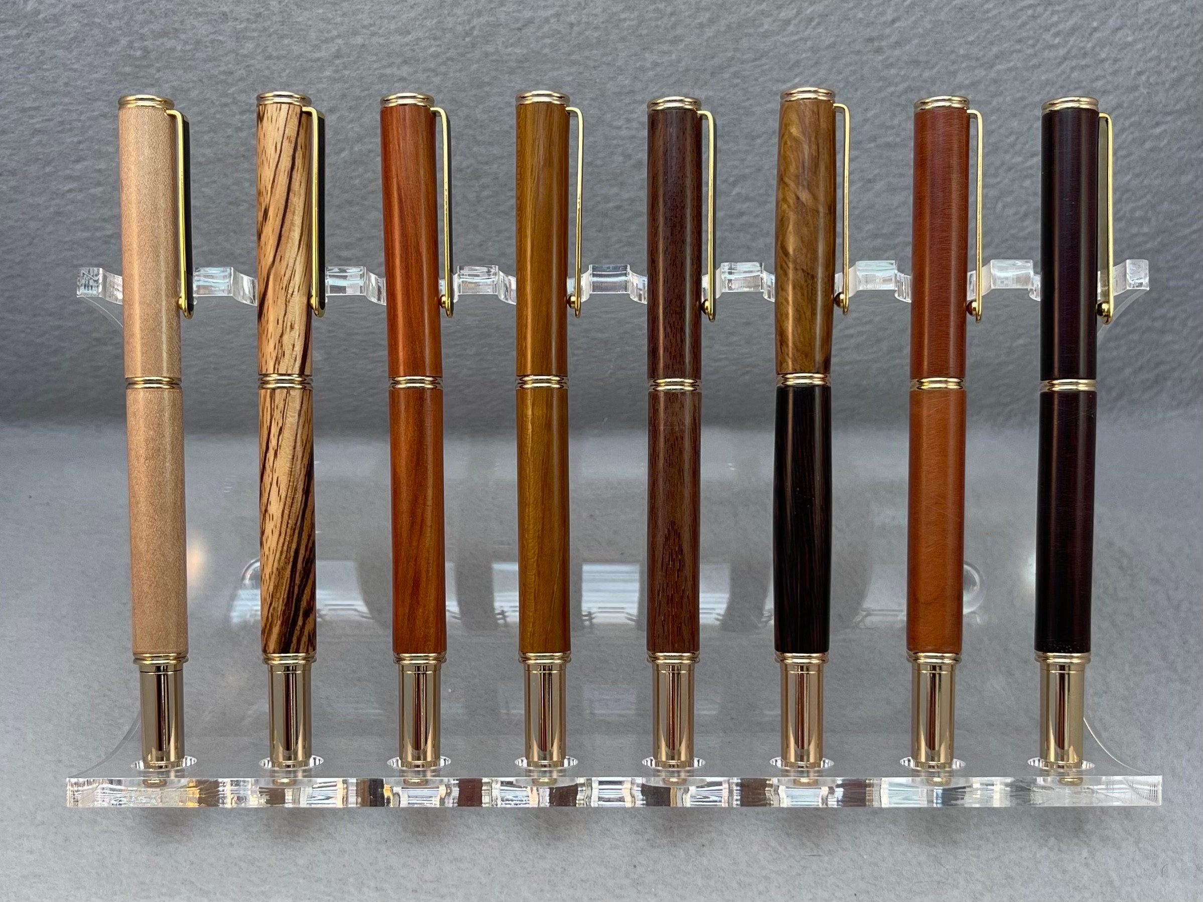 Traditional Handcrafted Turned Wood Rollerball Pen - Etsy