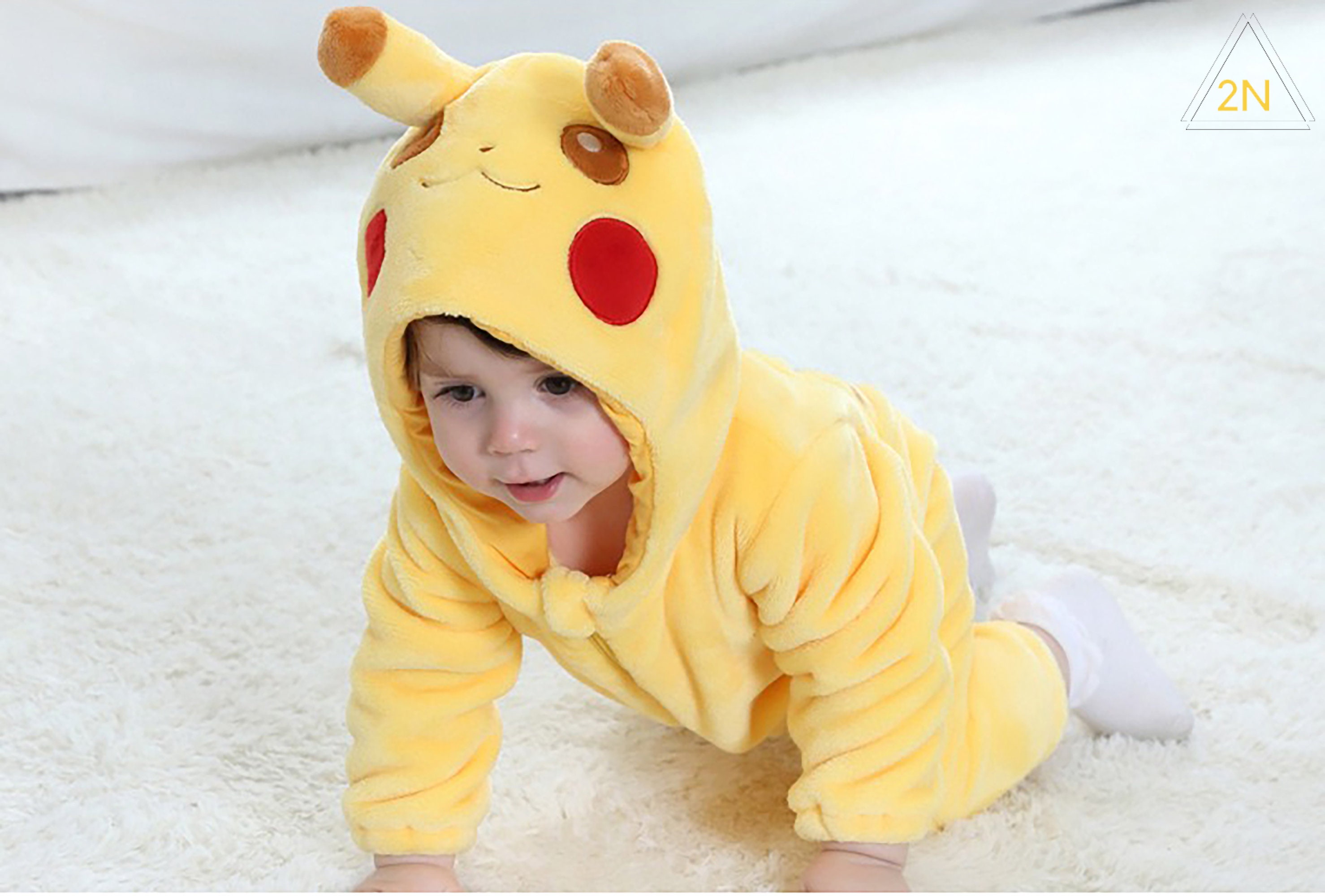 Pikachu Baby Costume Pokemon Costume for Babies Warm and - Etsy