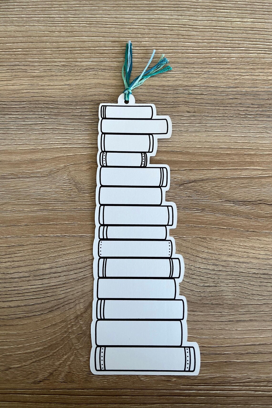Book Tracker Bookmark: Reading List Bookmark - Etsy