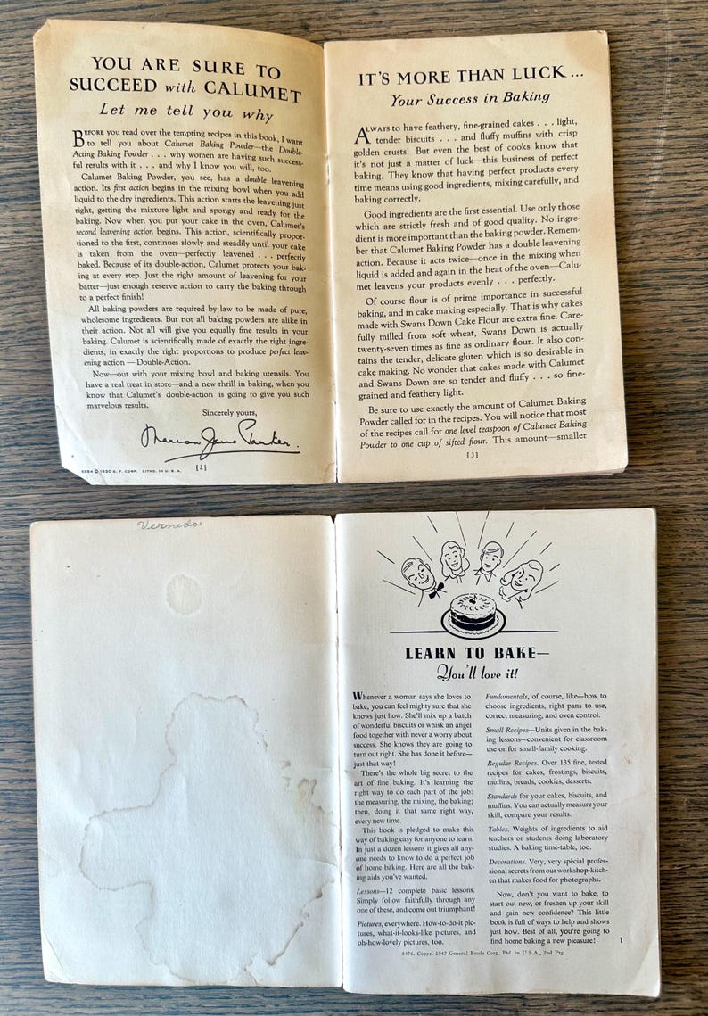 Vintage Cookbook Collection | 1930s-60s Retro Recipes - Etsy