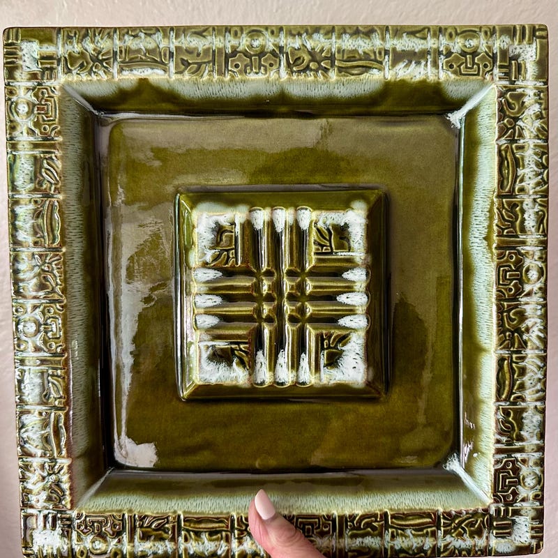 Drip Glaze Mcm Ashtray - Etsy