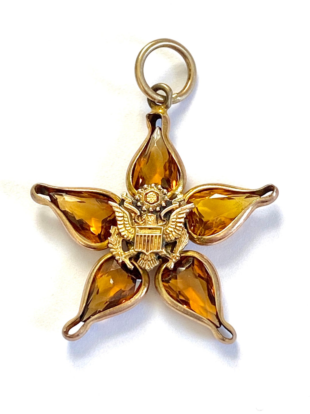 Vintage WWII US Army Sweetheart Pendant | General Staff Officer ...