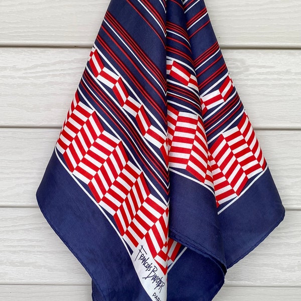 Red White Blue Scarf - Etsy