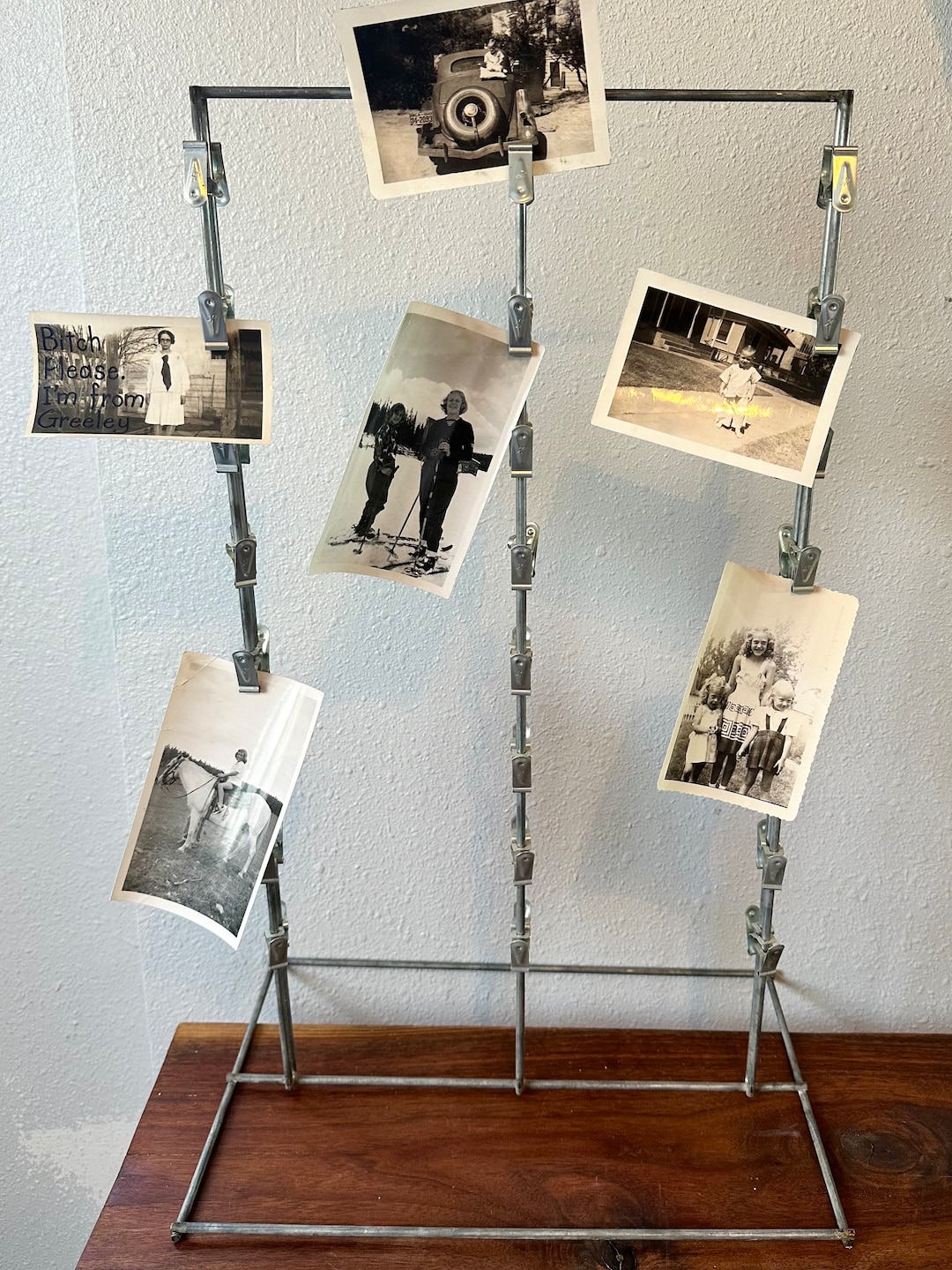 Vintage Original Freestanding Steel Store Clip Display | Vintage Metal ...