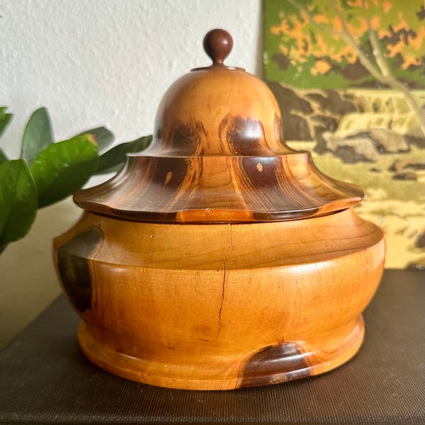 Wood Turned Box - Etsy