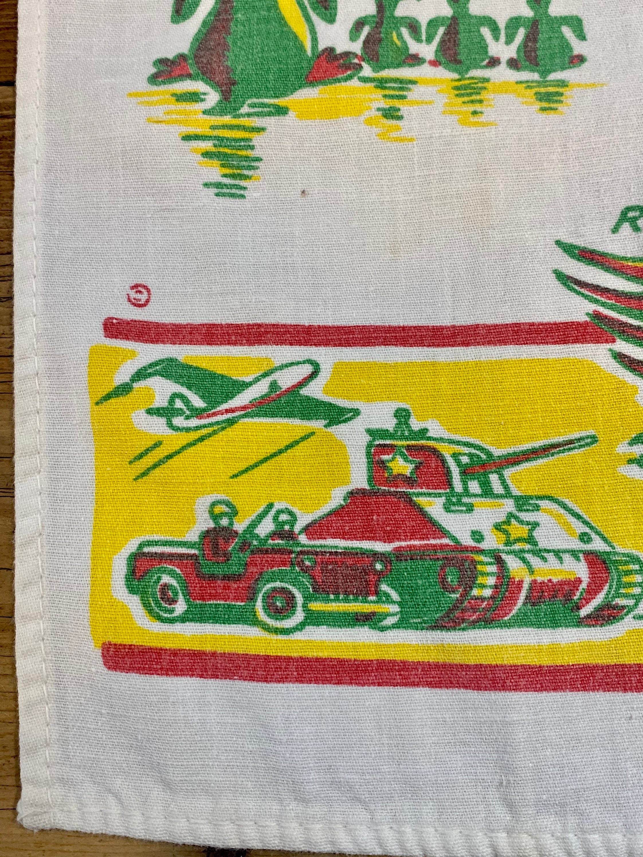1950s Quick Frozen Alaskan Polar Bear Dish Towel Cold War - Etsy