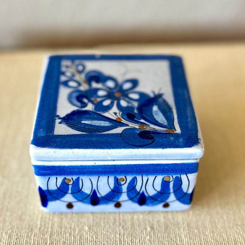 Pottery Trinket Box - Etsy
