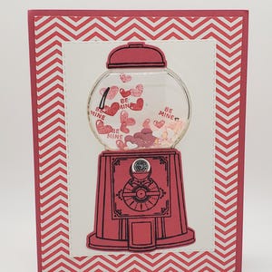 Interactive Valentines Day Gumball Machine-filled With Heart Confetti ...
