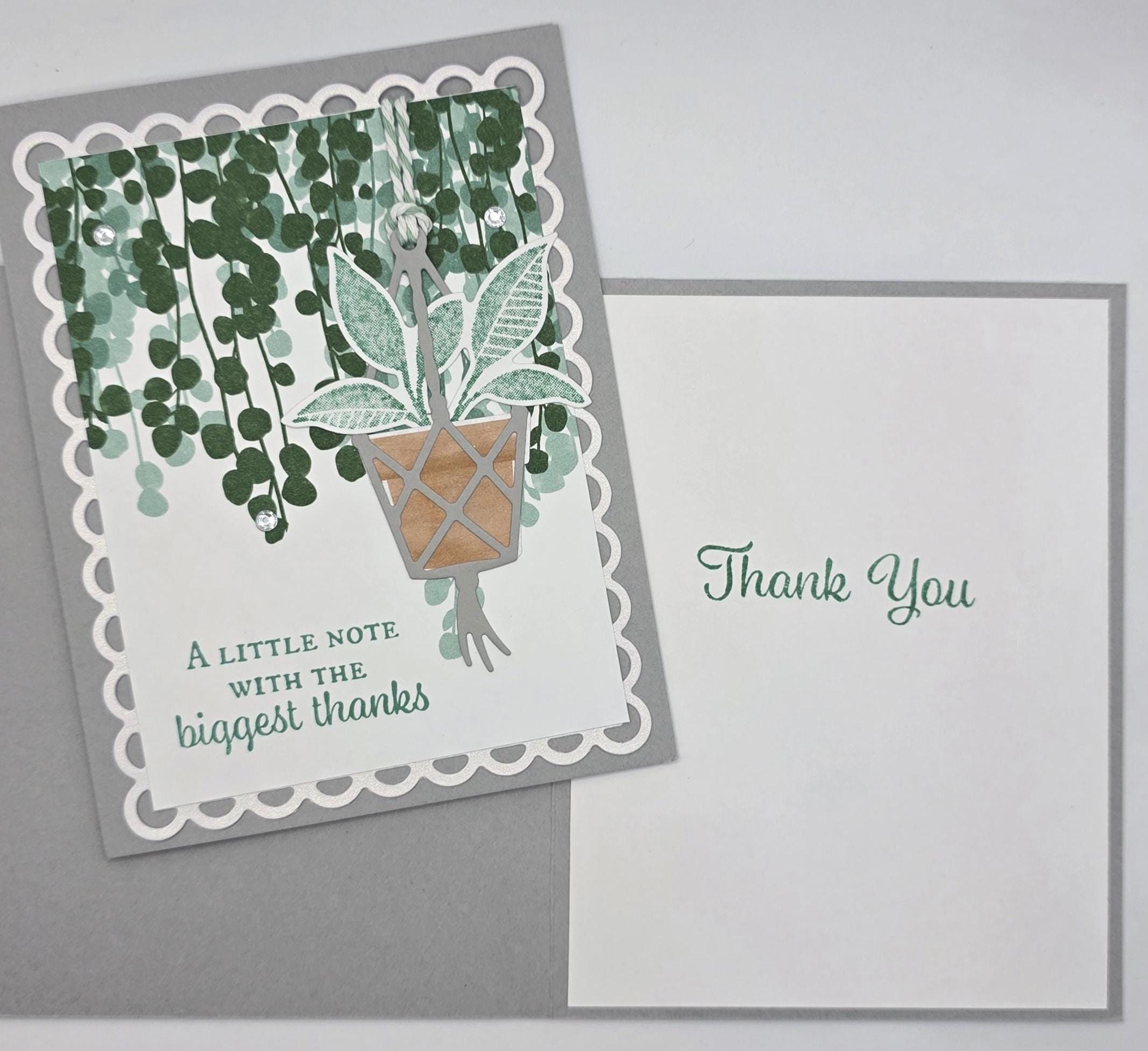 Plentiful Plants Thank You Card - Etsy
