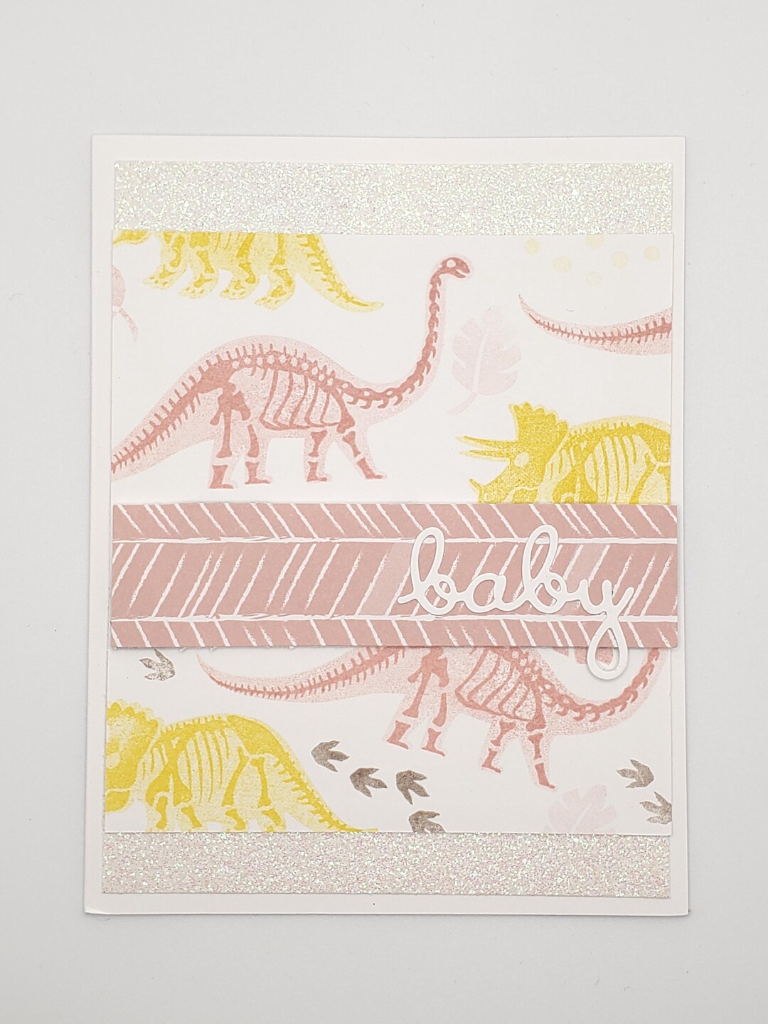 Handmade Card Baby, Dinosaur, Stampin Up - Etsy