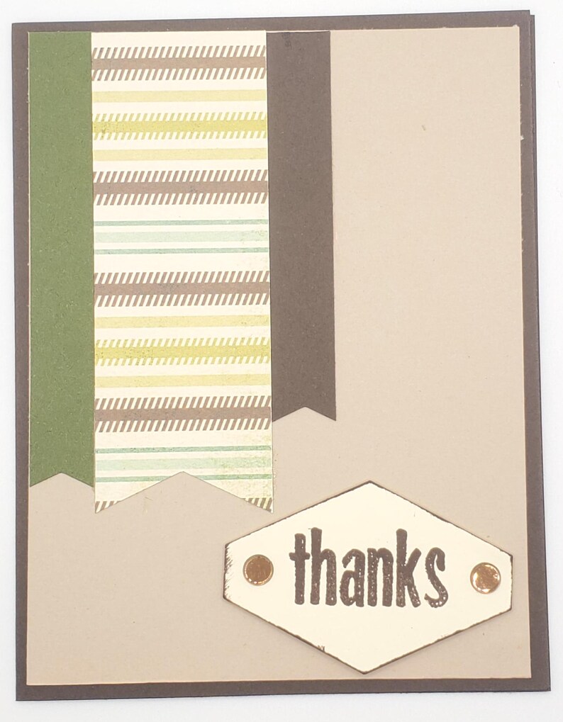 Masculine Birthday & Thank You Card Set: Handmade Stampin Up! Bundle - Etsy