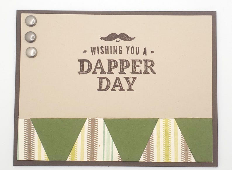 Masculine Birthday & Thank You Card Set: Handmade Stampin Up! Bundle - Etsy