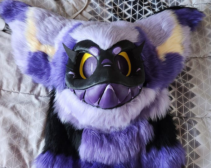 READ DESC. Toothy Kemono Fursuit, Fursuit Head, Fursuit Partial, Kemono ...